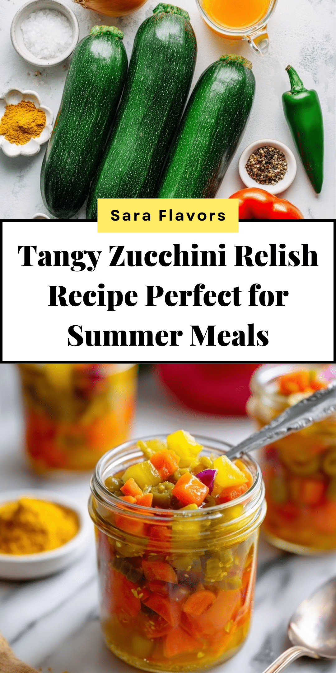 Homemade Zucchini Relish: Bright, Tangy, Fresh Condiment
